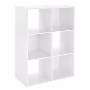 Whitmor 6 White Cube Organizer