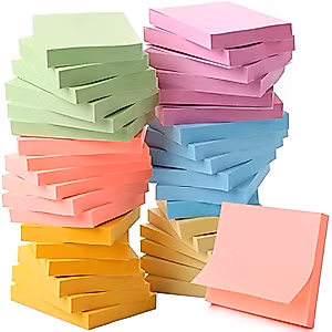 Mr. Pen- Sticky Notes, 1.5” x 2” , 36 Pads, Pastel Sticky Notes, Small Sticky Notes, Mini Sticky Notes, Sticky Notes Small, Bible Sticky Notes, Sticky Notes Mini, Little Sticky Notes, Tiny Sticky Note