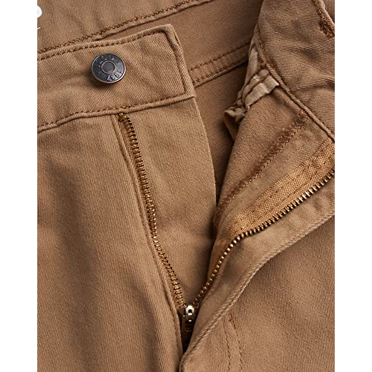 IZOD Men's Jeans | Comfort Stretch Denim Jeans | Casual Relaxed Fit Jeans for Men, Size 36W x 32L, Vintage Khaki