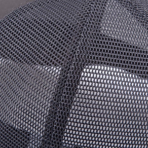 moonsix Breathable Baseball Cap for Men Women Mesh Dad Hat for Sports Snapback Hats, Solid Grey