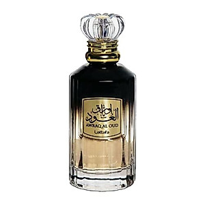 Awraq Al Oud EDP - Eau De Parfum 100ML (3.4 oz) |Strong Long-Lasting Spray I Black and Gold Bottle I Oud, Cinnamon, Nucsoara Scents I by Lataffa