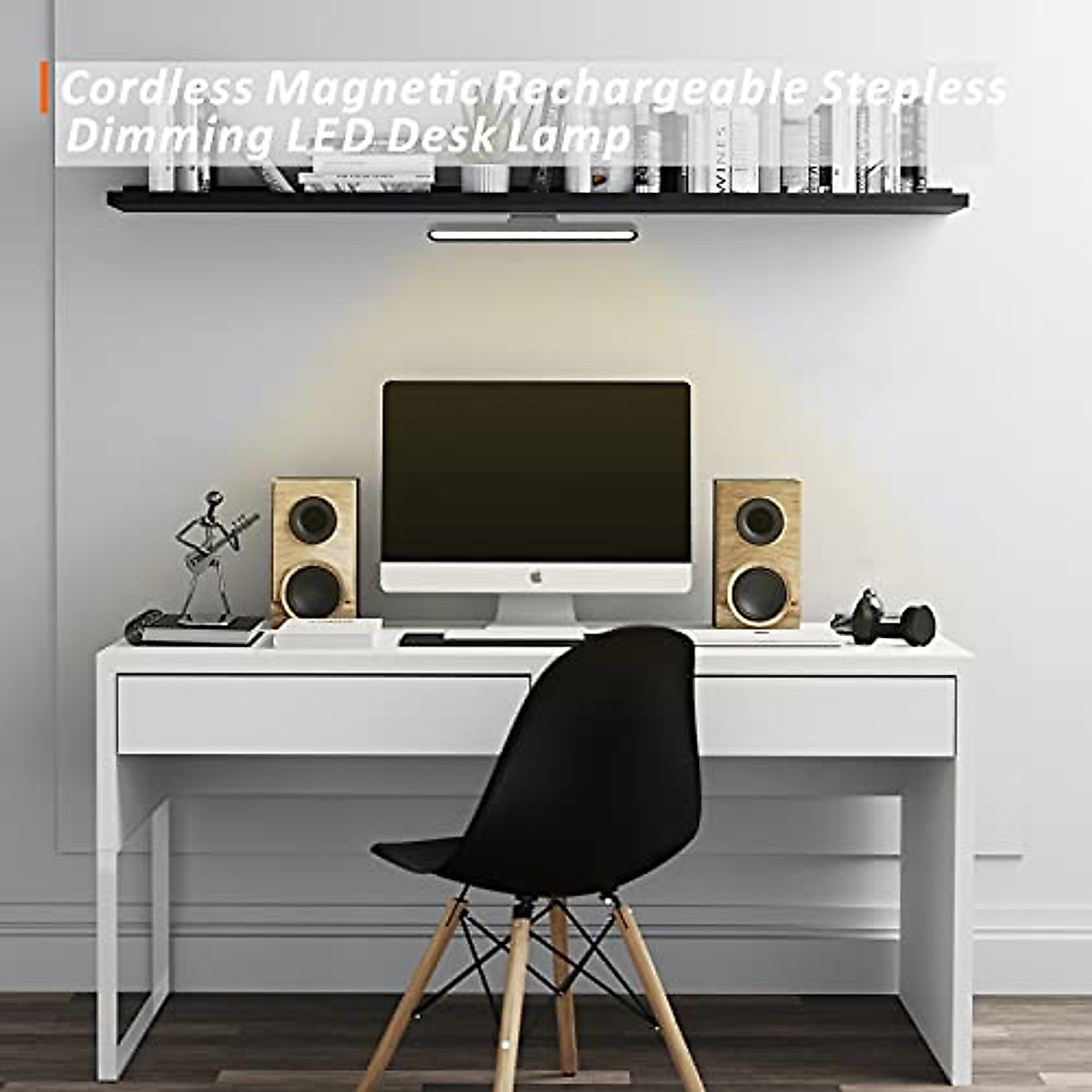 LED Desk Light, ZouYee Portable Desk Lamp for College Dorm Room ,Cordless Magnetic Battery Powered Small Table Lamp with Touch Control for Under Cabinet Lights Reading Working Office Bedroom Lighting