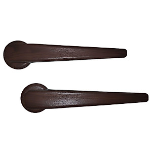 NAK Recliner Replacement Parts Lever Style Handle fits Many Manufacturer Brands Including Flexsteel, Chair Release Handle for Sofa, Couch or Recliner (Walnut Wooden, 2)