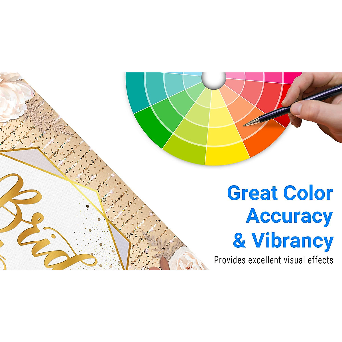 Funnytree Boho Bride to Be Backdrop Bridal Shower Engagement Wedding Miss to Mrs Party Supplies Flower Chic Background Banner Cake Table Decor Gift Favors Props Studio