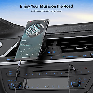 MOSWAG 3.28FT/1Meter 3.5mm Aux Cord to 3.5mm Audio Aux Jack Cable Male to Male Aux Cable Nylon Braided Stereo Jack Cord for Phones,Headphones,Speakers,Tablets,PCs,Music Players and More