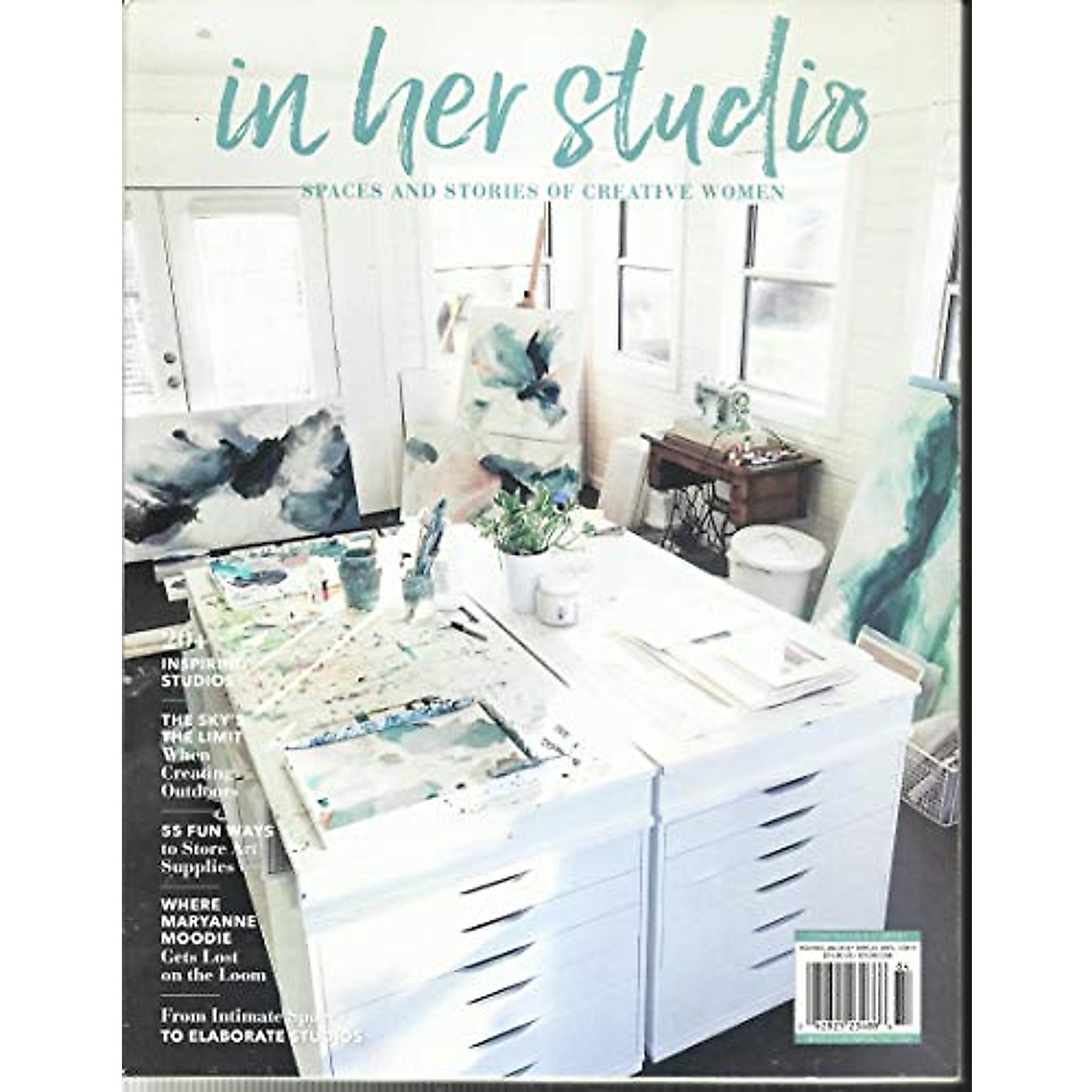 IN HER STUDIO MAGAZINE, SPACE AND STORIES OF CREATIVE WOMEN, NOVEMBER / DECEMBER / JANUARY, 2018 /2019 VOLUME, 1 ISSUE # 2 ( PLEASE NOTE :: ALL THESE MAGAZINES ARE PET & SMOKE FREE MAGAZINES. NO ADDRESS LABEL. FRESH FROM NEWSSTAND ) ( SINGLE ISSUE MAGAZIN