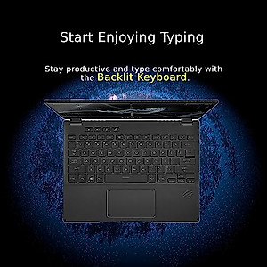 ASUS ROG Flow 13.4" X13 2-in-1 Touchscreen Gaming Laptop, AMD Ryzen 9 6900HS, 16GB RAM, 1TB SSD, NVIDIA RTX 3050 & XG Mobile Dock GC32L AMD RX 6850M XT, Backlit Keyboard, FP Reader, Win 11 Pro, Black