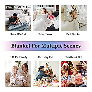 JIYEPOPO Religious Sunflower Blanket Soft Plush Bible Verse Blanket with Inspirational Thoughts and Prayers Christian Gifts Women Men God Says Butterfly Flannel Blanket 50x40 Inch