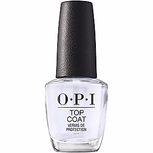 OPI Top Coat, Protective High Gloss Shine Nail Polish Top Coat, 0.5 fl oz