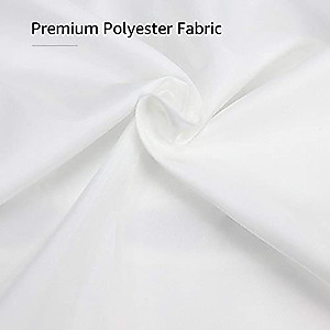 VEGA U Sunflower Quote Fabric Shower Curtain for Bathroom, Black and White Stripe Bath Decor with Hooks, Hotel Quality, 72x72 Inch