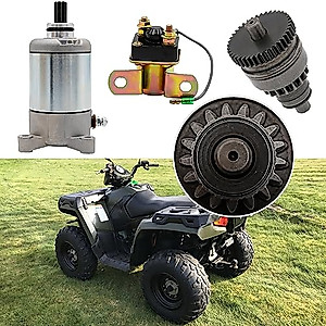 Vkinman Starter Drive Relay Solenoid 18645 Replacement for Polaris ATV UTV Sportsman 500 96-02 TRAILBOSS 325 325cc 85-02 495713 3084981 3090188 18645