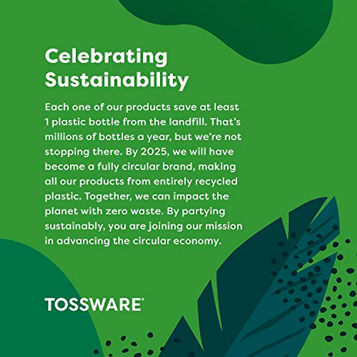 TOSSWARE POP 12oz SET OF 12, Premium Quality, Recyclable, Unbreakable & Crystal Clear Plastic Beer Can, 12 Count (Pack of 1)