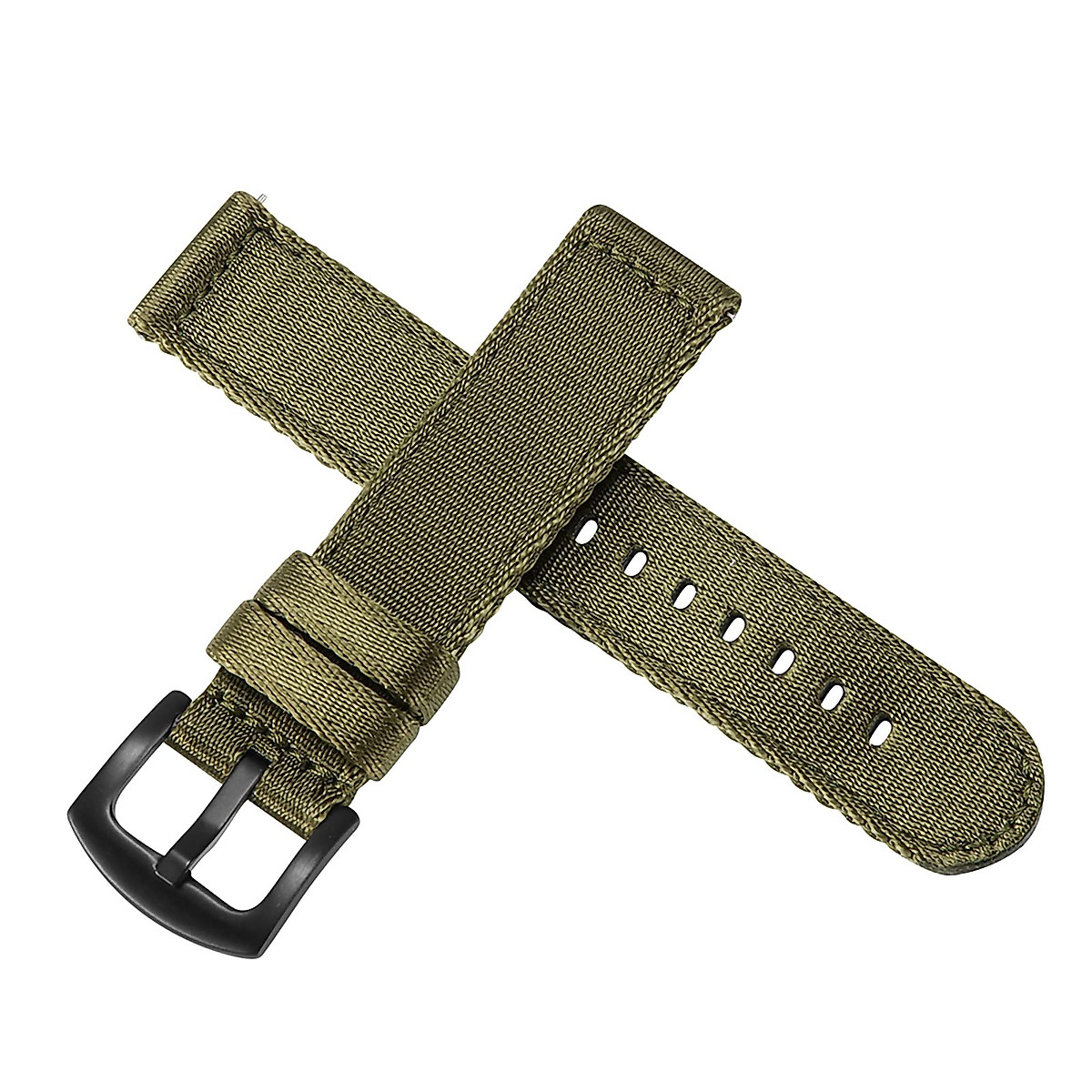 WOUKUP Military Quick Release Nylon Watch Bands Premium Seat Belt Material Watch Strap 18mm 20mm 22mm Watchband for Men and Women