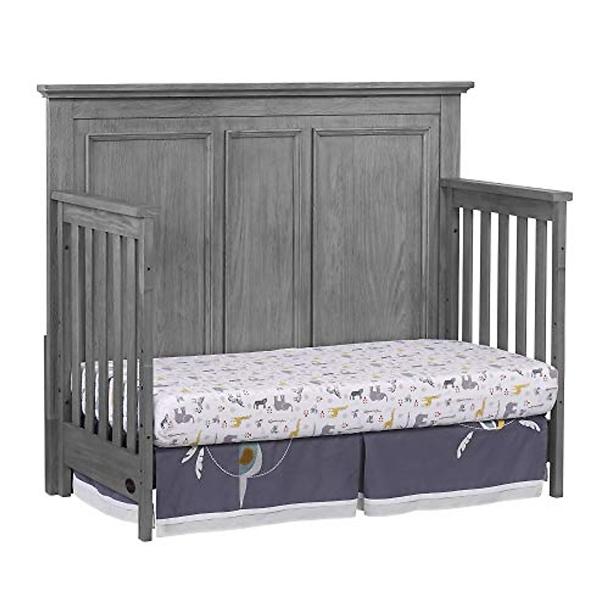 Oxford Baby Kenilworth 4-in-1 Convertible Crib, Graphite Gray, GreenGuard Gold Certified