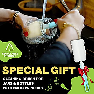 100 Count Canning Lids - Mason Jar Lids Regular Mouth for Kerr & Ball Canning Jars - Mason Jar Lids Food Grade Material, Metal Lids,100% Fit and Airtight - Protect the Environment with Recyclable