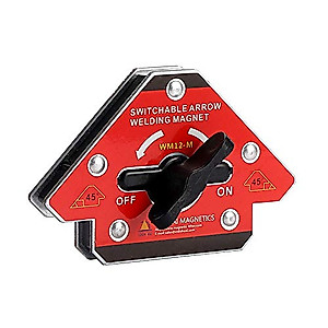 LISHUAI Unique Design On/Off Switch Strong Neodymium Arrow Welding Magnet/Magnetic Angle Welding Clamp 45 90 135 Degrees 92 LBS