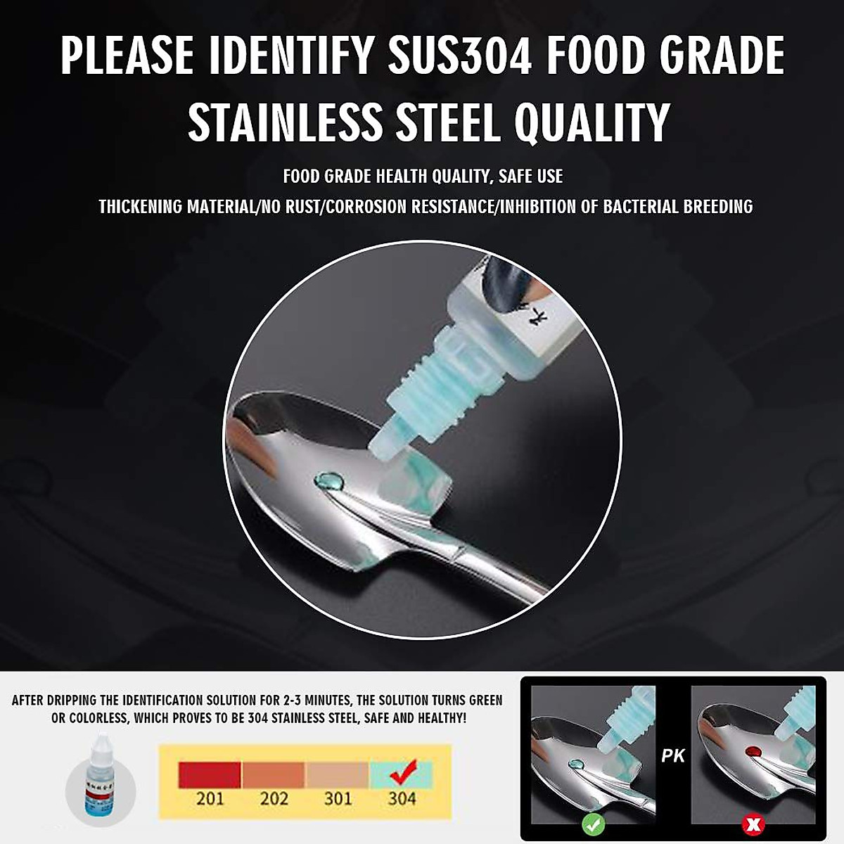 Dessert Spoon Cute Shovel Spoon, SUS304 Stainless Steel Spade Spoons Fruit Coffee Cake Spoon, Dishwasher Safe, 2pcs Spoons with Plastic Box Package