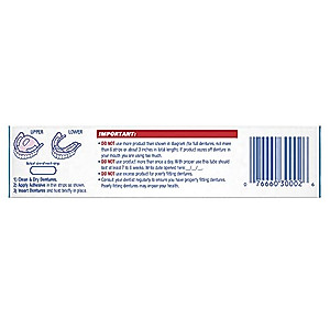 Fixodent Complete Free Denture Adhesive Cream 2.4 Oz