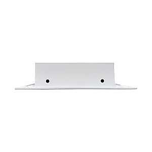 BUILDMART - 6x6 Modern AC Vent Cover - Decorative White Air Vent - Standard Linear Slot Diffuser - Register Grille for Ceiling, Walls & Floors - Texas Buildmart