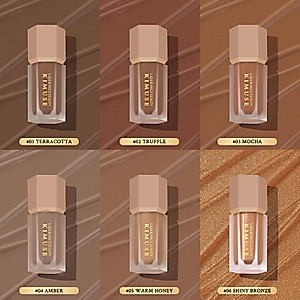 KIMUSE Soft Liquid Contour Stick, Glow Liquid Cream Bronzer, Weightless, Long-Wearing, Smudge Proof, Natural-Looking, Blendable, Bronzer Makeup