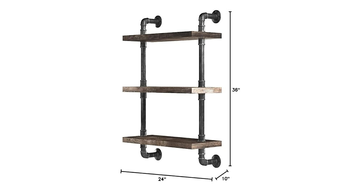 Stylish WGX Design Industrial Pipe Bookcase
