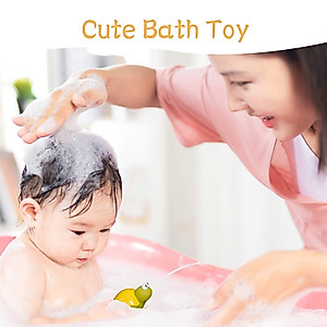 Doli Yearning Baby Bath Thermometers Classic Duck Shape Baby Bath Toys Baby Gifts| Squirting Squeaking Bath Toys for Toddlers Infant Kids Boys Girls |Novelty Shower Favor| Spray Water Bath Toy……