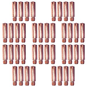 Contact Tips for Mig Welding 11-35 0.035",Compatible with Forney 60172,Binzel, Clarke and Tweco Mini/No.1 & Lincoln Magnum 100L MIG Welding Gun-40PK