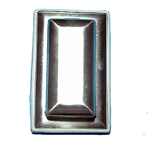 Marinco 7879CR Marine Stainless Steel Waterproof Electrical Cover with Lift Lid (Fits 54700CR, 5262CRR, and 5739CR Duplex Receptacles)