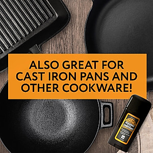 [2 Pack] Made in USA Cast Iron Seasoning Oil - Impresa Griddle Seasoning Stick for Blackstone Seasoning and Conditioning - Impresa Cast Iron Seasoning for Blackstone Seasoning and Conditioner - 6oz.