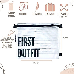 Lucky Love Hospital Bags For Labor and Delivery, Diaper Bag Organizing Pouches and Hospital Bag Essentials For Mom