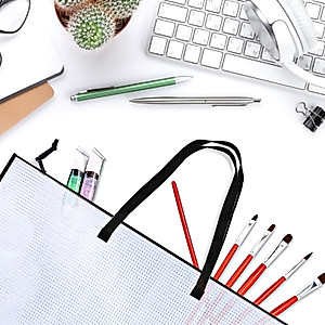 LKIRYUF Project Bag Heavy Duty Poster Bag With Carry Handles Waterproof Artist Carry Bag For Artists