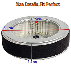 HIFROM Replace Air Filter with Fuel Filter Spark Plug Replacement for Honda GX630 GX660 GX690 GX630R GX660R GX690R Lawnmower Parts New