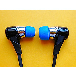 12pcs (BLMF-B)- S/M/L Premium Memory Foam and Round Replacement Eartips Earbuds Set Compatible with Jaybird Bluebuds X Earphones Headphones