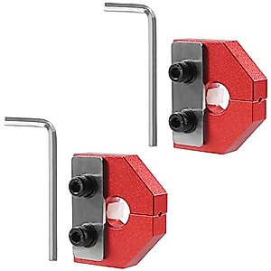 Coliao 2pcs Filament Connector, 3D Printer Filament Connector 1.75mm Filament Sensor for All Kind 1.75mm Filament DIY Multicolor Filament 3D Printer Red