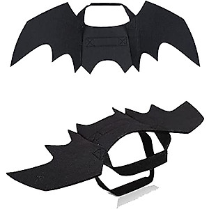 TOLOG Dog Costume Bat Wings for Small Medium Dog & Cat Halloween Pet Costumes Bats Cosplay Cute Puppy Party Dress Up Apparel