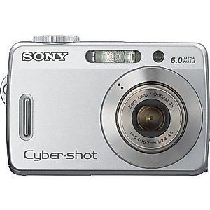 Sony Cybershot S500 6MP Digital Camera with 3x Optical Zoom (OLD MODEL)