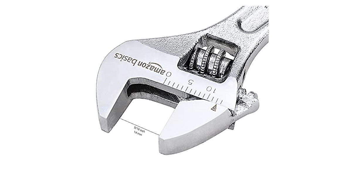 Buy Amazon Basics 4-Inch Adjustable Wrench Today