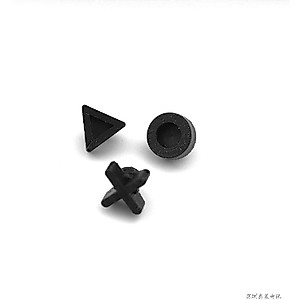 Ocity New Replacement Top Upper and Bottom Cover Full Housing Shell Case Cover for Sony Playstation 4 PS4 Slim Console Black