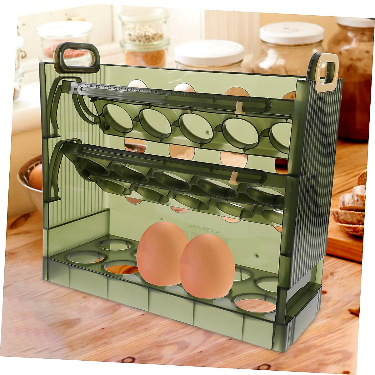 Garneck Storage Container Multi Grid Holder for Fridge Sturdy and Reusable Box