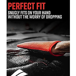 Adam's Polishes Clay Mitt - Medium Grade Clay Bar Infused Mitt | Car Detailing Glove Quickly Removes Debris from Your Paint, Glass, Wheels, & More