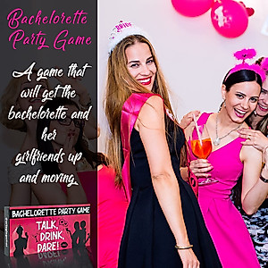 Bachelorette Party Games | 3-in-1 Game to Celebrate the Bride to Be | Fun Drinking Games and Dares for Girls’ Night Out! | Essential Bachelorette Party Supplies/Girls Night Out Party Supplies