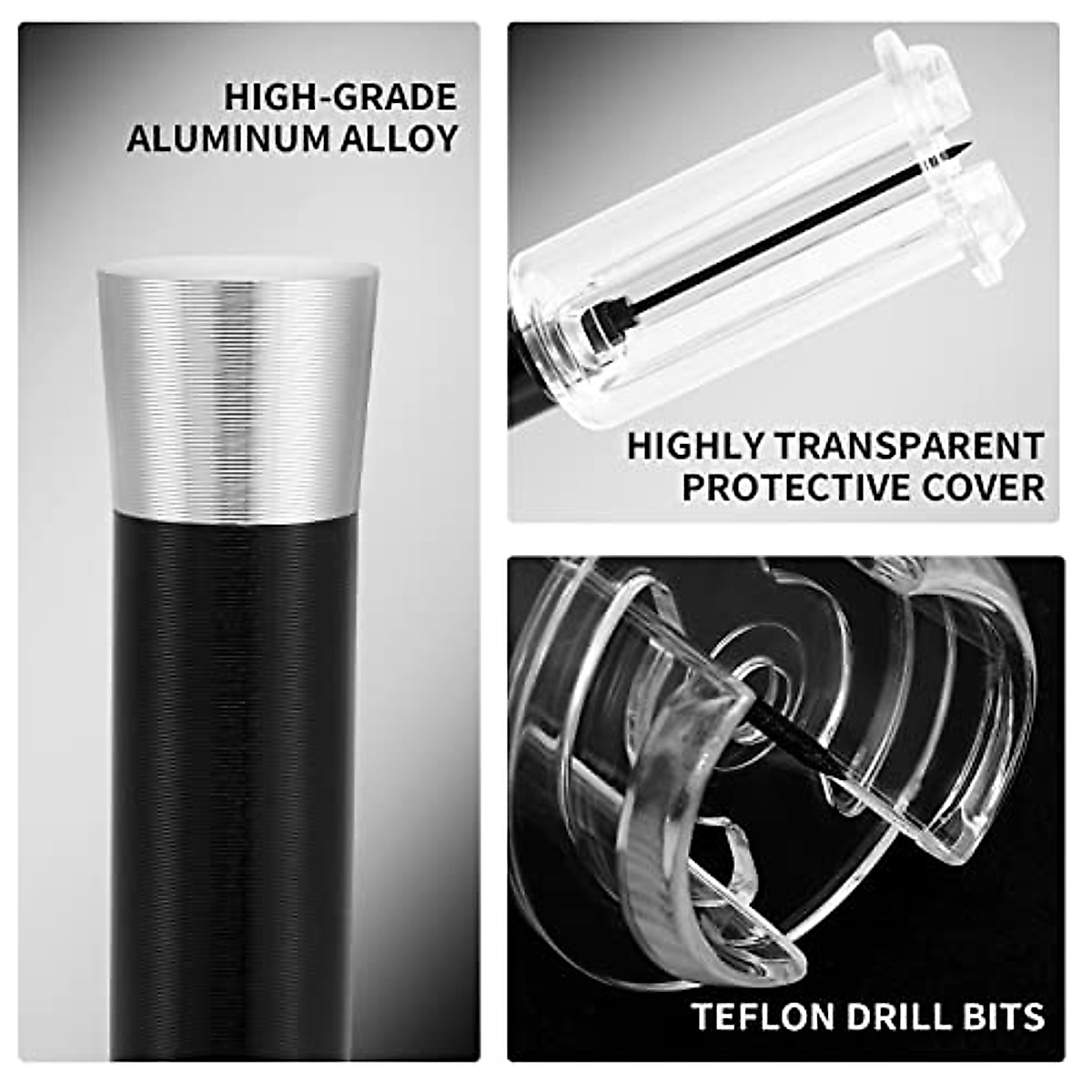 YLMIJFE Wine Bottle Opener, Aluminum tube wine air pressure bottle opener set,With Wine decanter, Vacuum bottle stopper, Aluminum foil cutter.Necessary for wine lovers