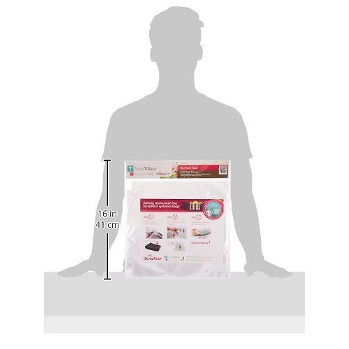 Totally-Tiffany SRSP-P59 Scrap Rack Basic Storage Page, Vertical Quad, 10-Pack