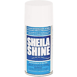 Sheila Shine 10 oz Aerosol, Stainless Steel Cleaner and Polish, 10 oz.