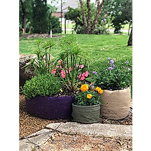 Smart Pots 20-Gallon Smart Pot Soft-Sided Container, Tan with Strap handles