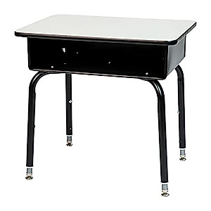 Flash Furniture Open Front Student Desks, Gray