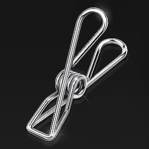 Septpenta Stainless Steel Clothe Drying Rack, Laundry Drip Hanger, Multifunctional Sock Rack, Good Load Bearing, Drying Clothes, Dormitory Balcony Windproof Rack(Double Decker)