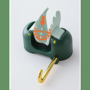 GMBYLBY Broom and Mop Holder Wall Mounted Storage Tool Mop Rack Closet Organizer Hanger for Kitchen Garden Laundry Room Broom Hanger Wall Mount