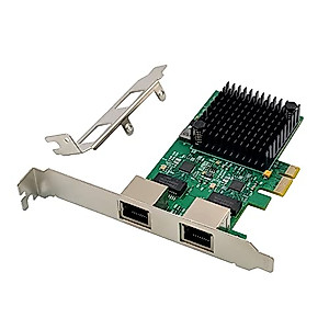 Dual-Port 2.5GBase-T PCIe Network Adapter RTL8125B 2500/1000/100Mbps PCI Express Gigabit Ethernet NIC Card RJ45 LAN Controller