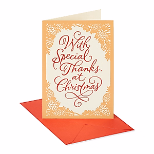 American Greetings Christmas Thank You Card (Perfect Time)